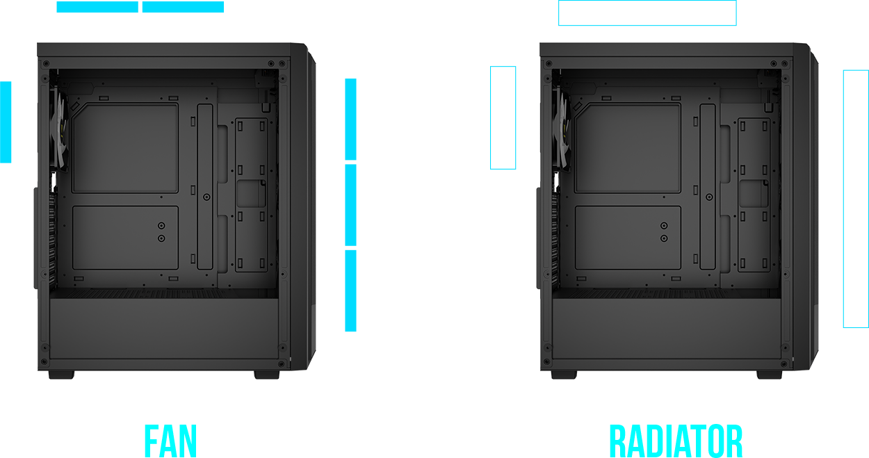 GAMDIAS AURA GC6 ELITE ARGB GAMING CASING WITH 3 ARGB FANS - NEXXCOM ...