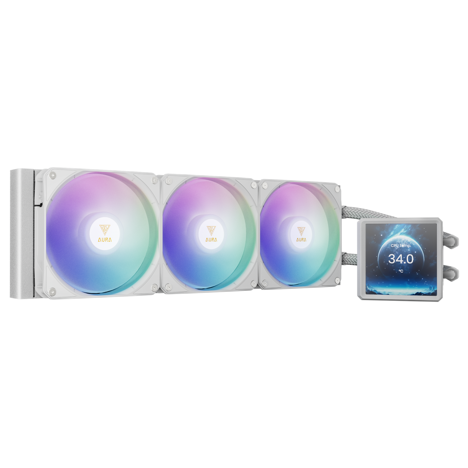 AURA GL360 LCD WH ｜ GAMDIAS