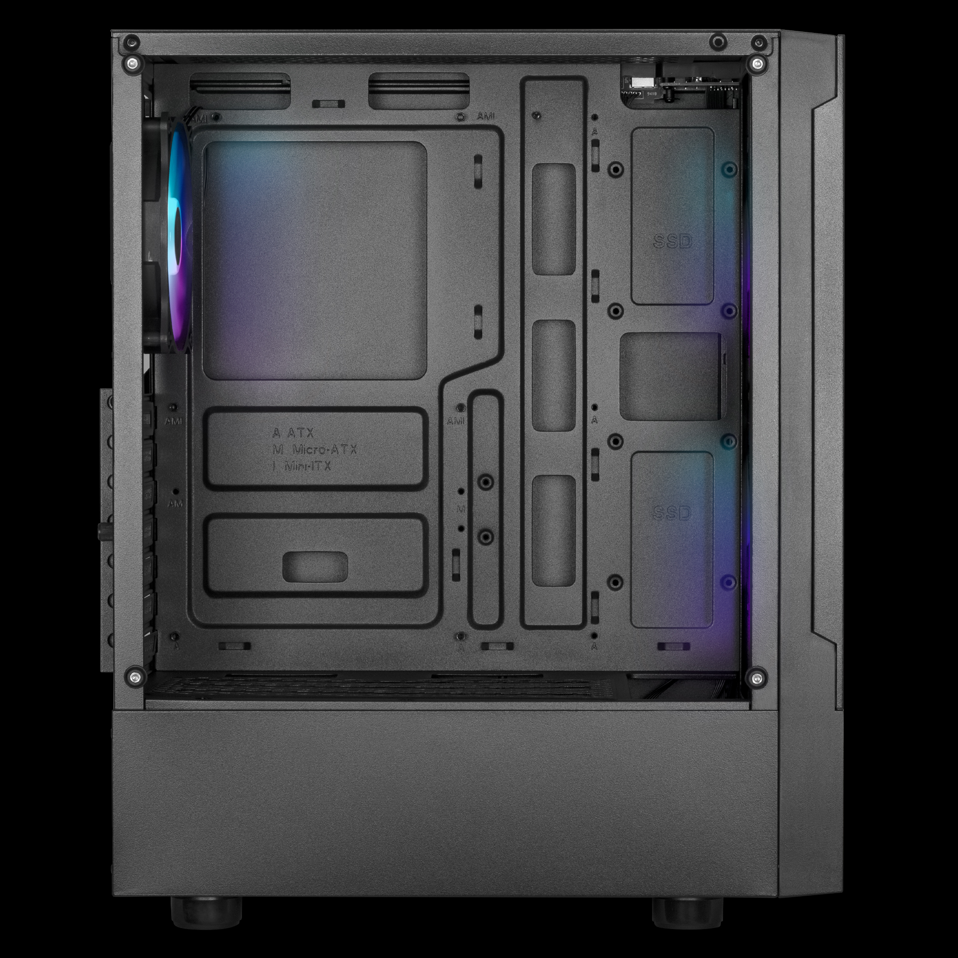 GAMDIAS TALOS E3 MESH ARGB GAMING CASE WITH 3 ARGB FANS - NEXXCOM COMPUTERS