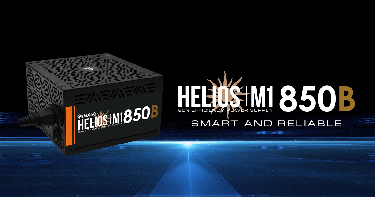 The stealthy and efficient HELIOS M1-850B power supply is now available ...